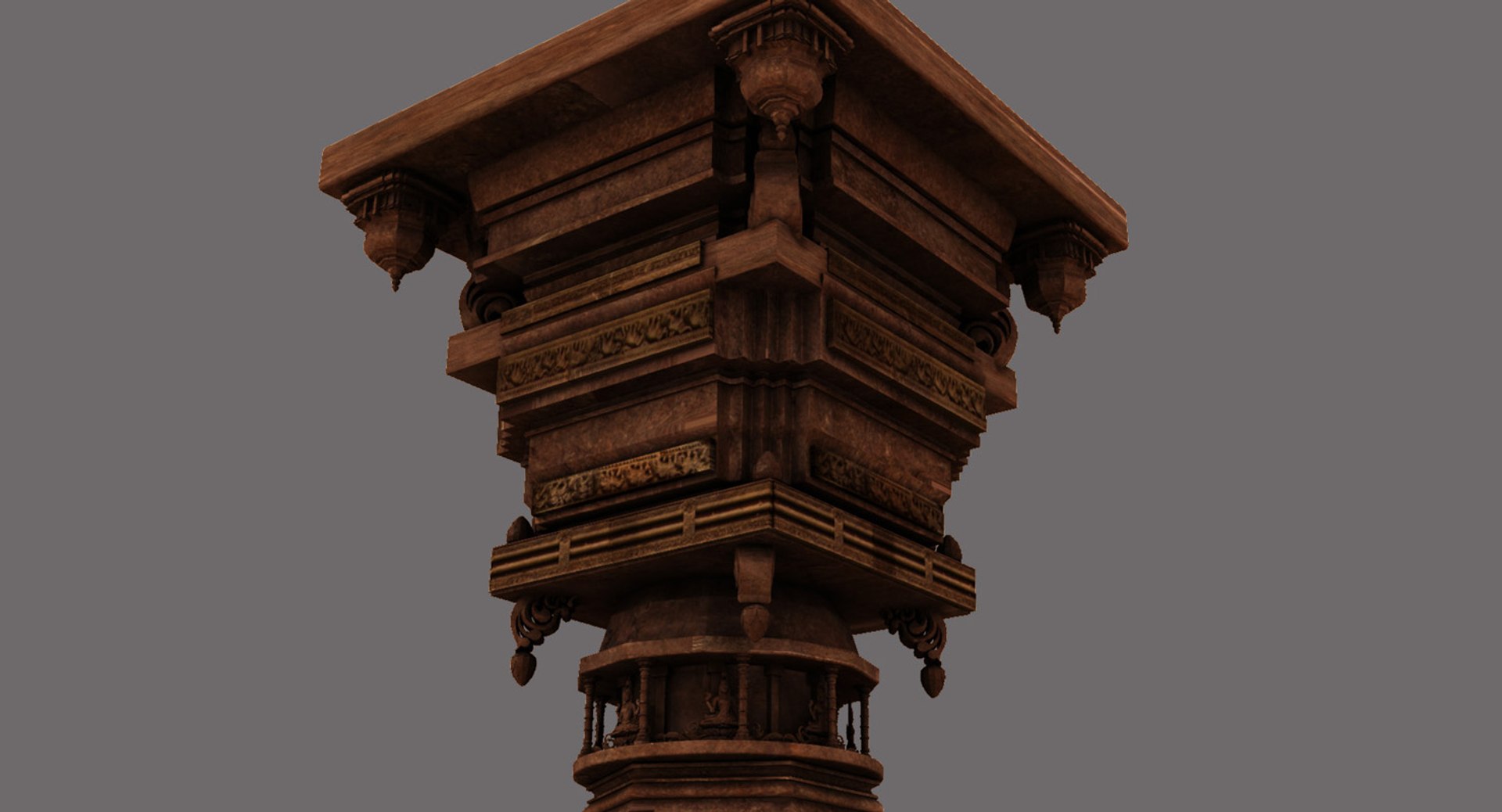 3D temple piller - TurboSquid 1539207