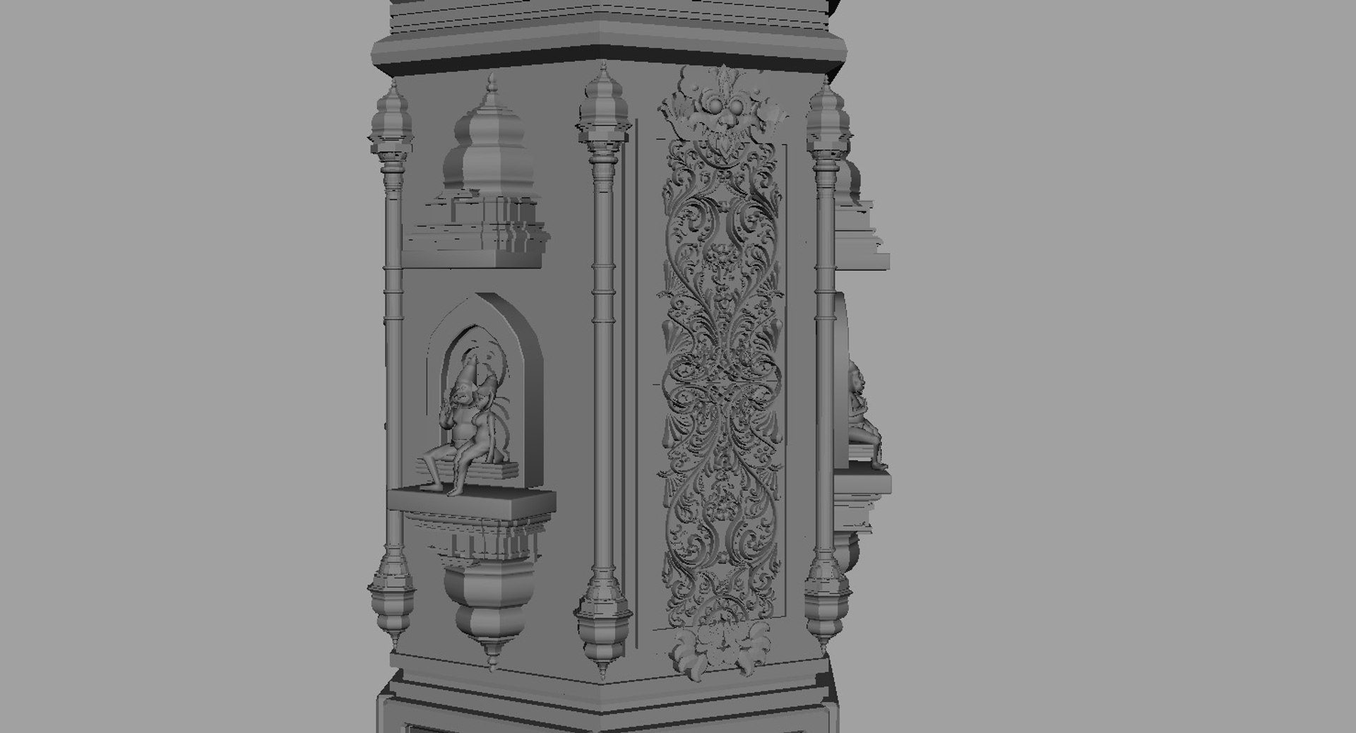 3D temple piller - TurboSquid 1539207