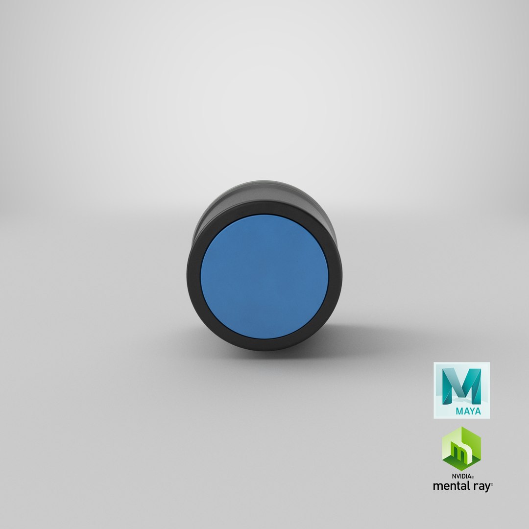 Button 01 Black 3D - TurboSquid 1204167