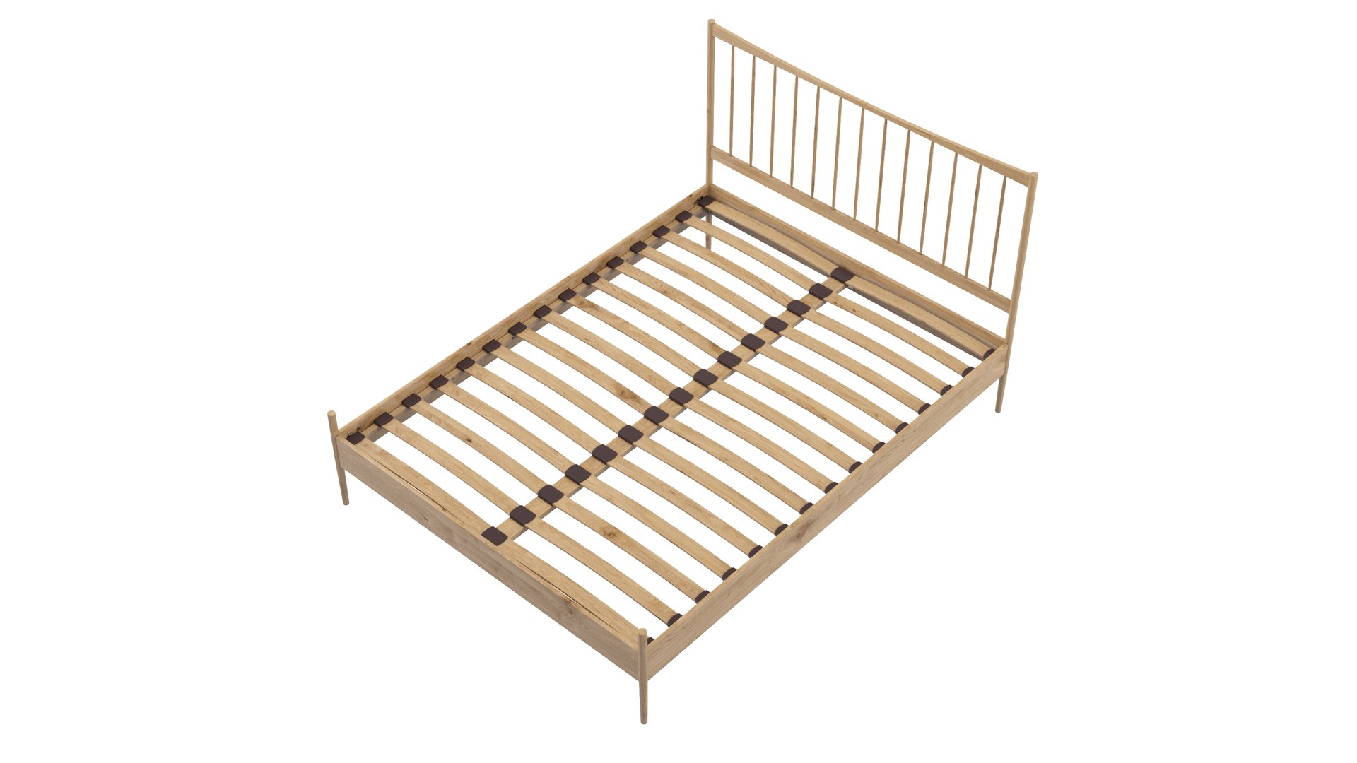 Double Bed Frame 3D Model - TurboSquid 1861884