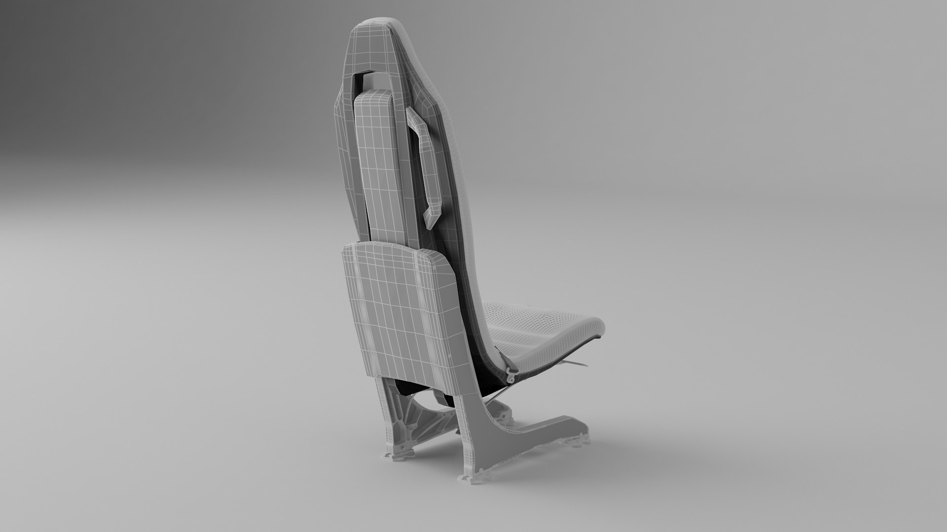 3D Model H130 Helicopter Seat - TurboSquid 1761481