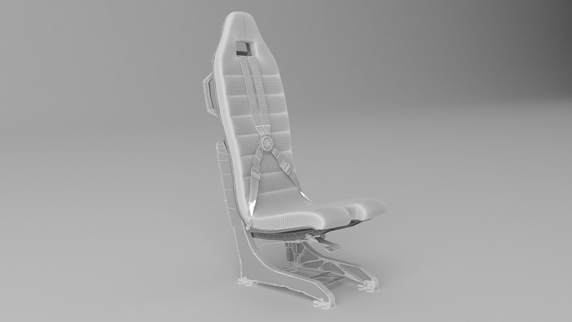 3D Model H130 Helicopter Seat - TurboSquid 1761481