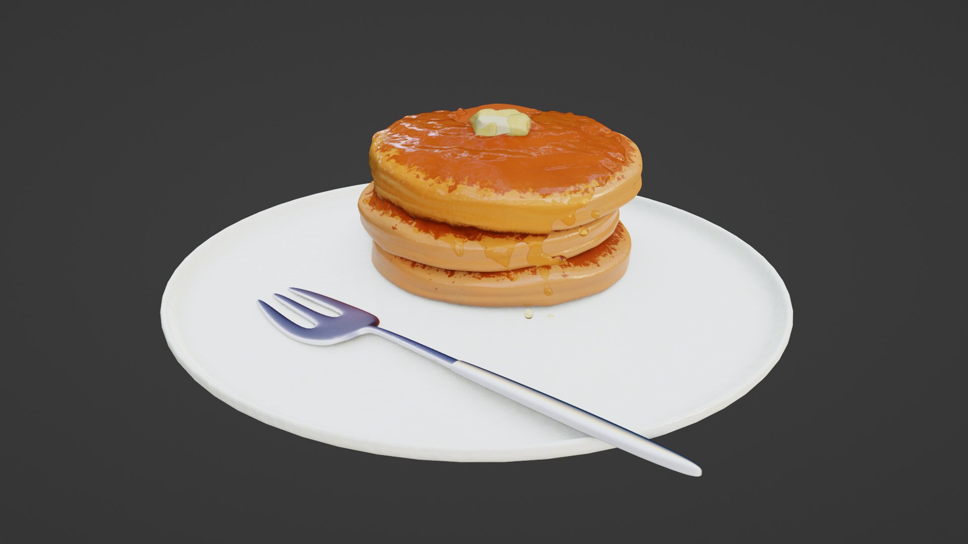 Realistic Pancakes 3D Model - TurboSquid 2041037