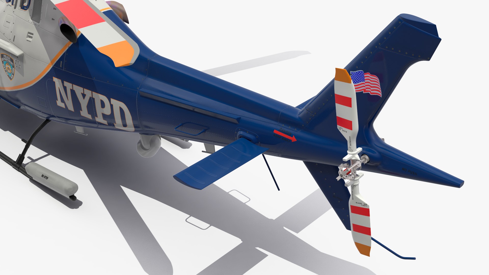 3D Police Helicopter AgustaWestland AW119 Koala Model - TurboSquid 2167293