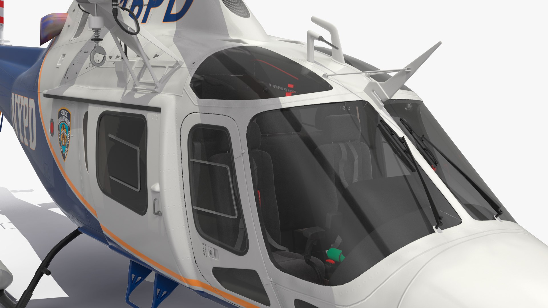3D Police Helicopter AgustaWestland AW119 Koala Model - TurboSquid 2167293