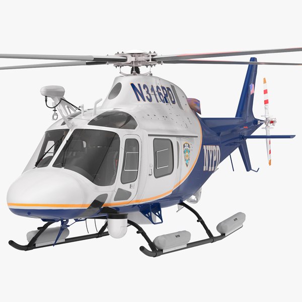 modelo 3d Helicóptero de la policía AgustaWestland AW119 Koala ...