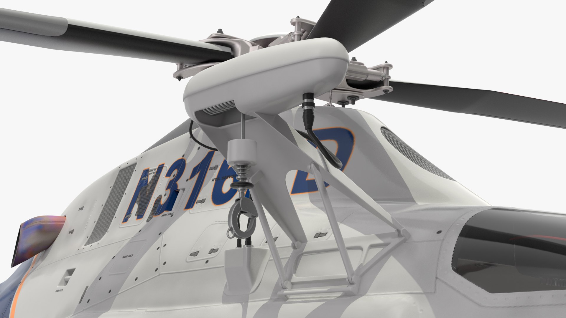 3D Police Helicopter AgustaWestland AW119 Koala Model - TurboSquid 2167293