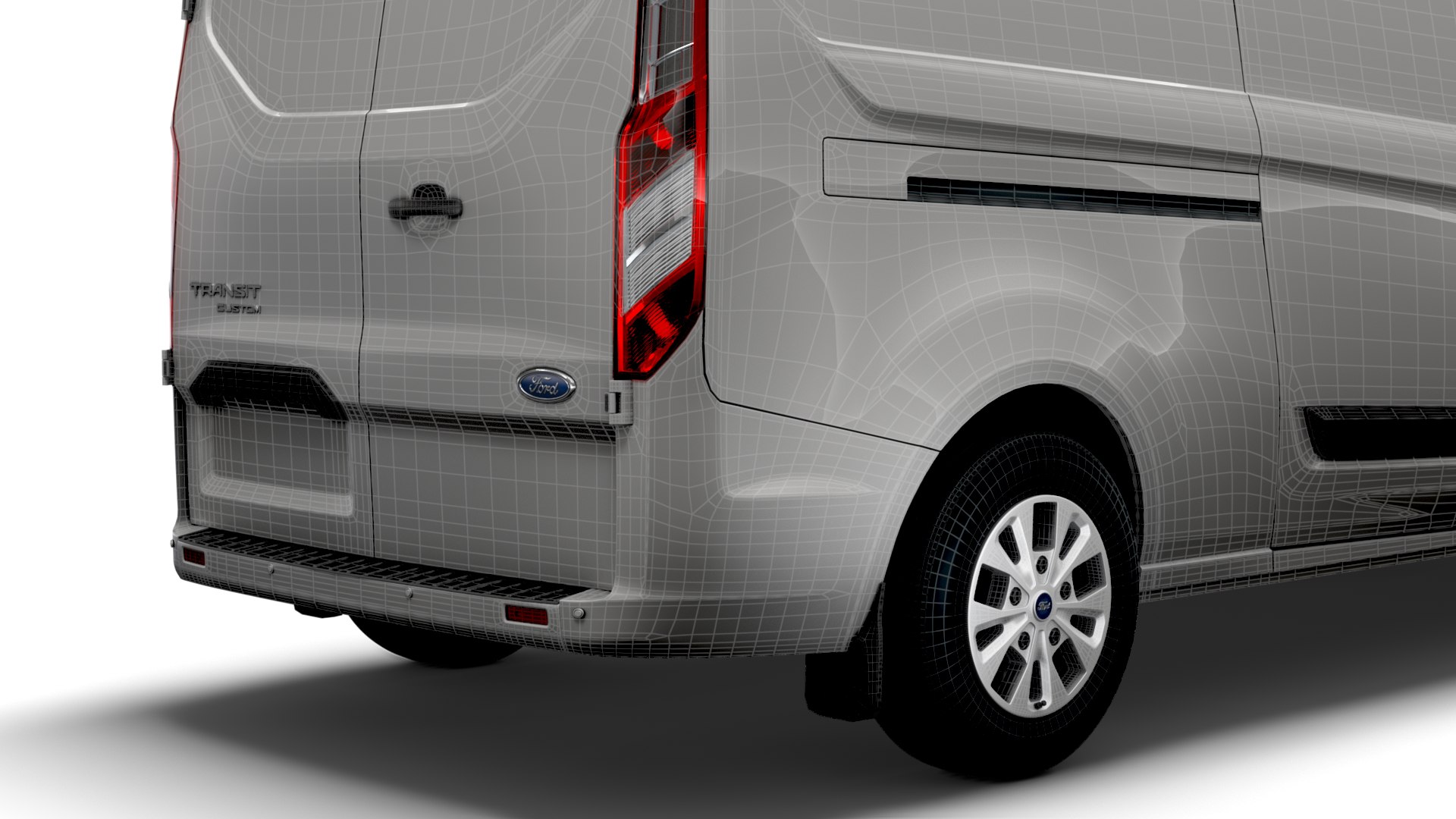 3D Ford Transit Custom L2H2 2016 Model - TurboSquid 2044999