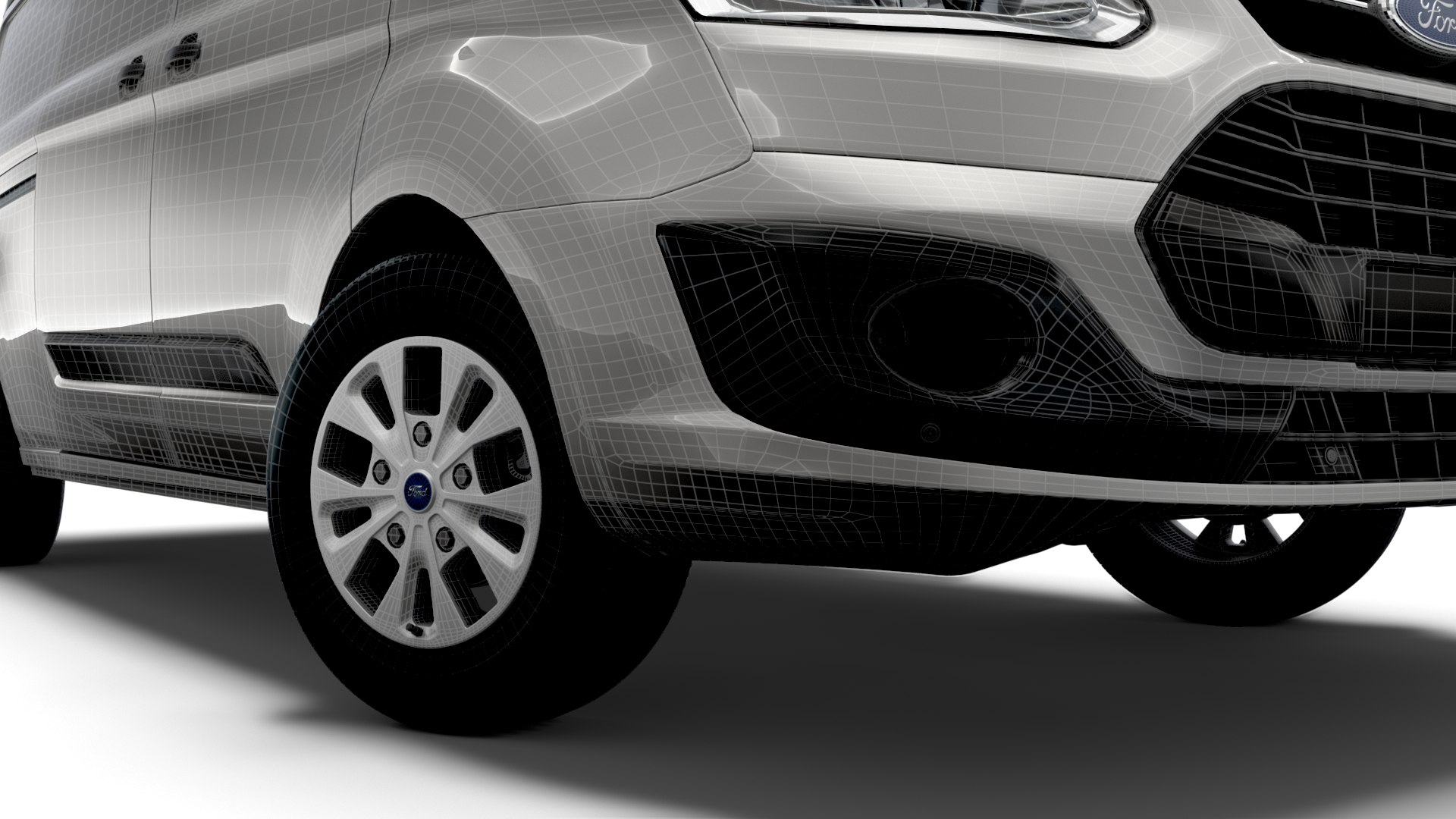 3D Ford Transit Custom L2H2 2016 Model - TurboSquid 2044999