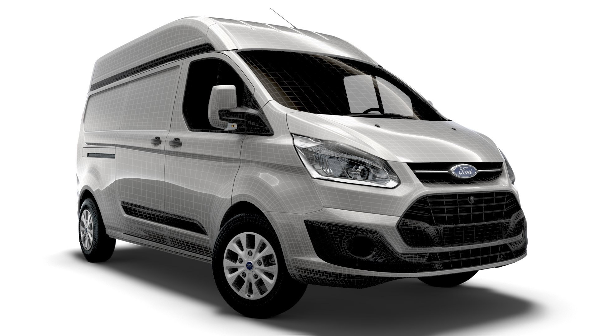 3D Ford Transit Custom L2H2 2016 Model - TurboSquid 2044999