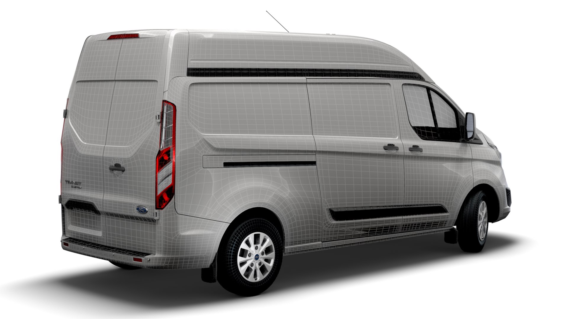 3D Ford Transit Custom L2H2 2016 Model - TurboSquid 2044999