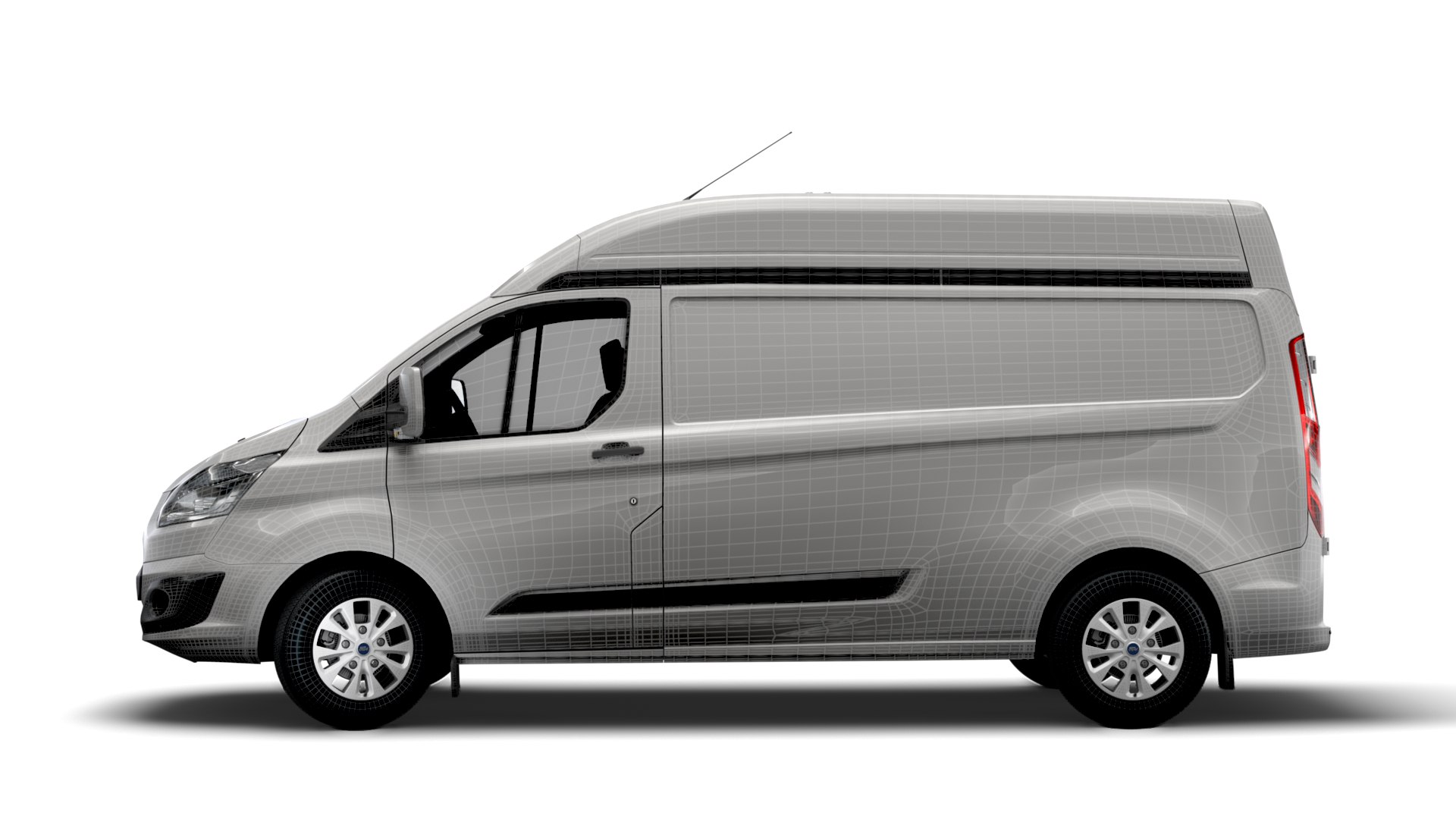 3D Ford Transit Custom L2H2 2016 Model - TurboSquid 2044999