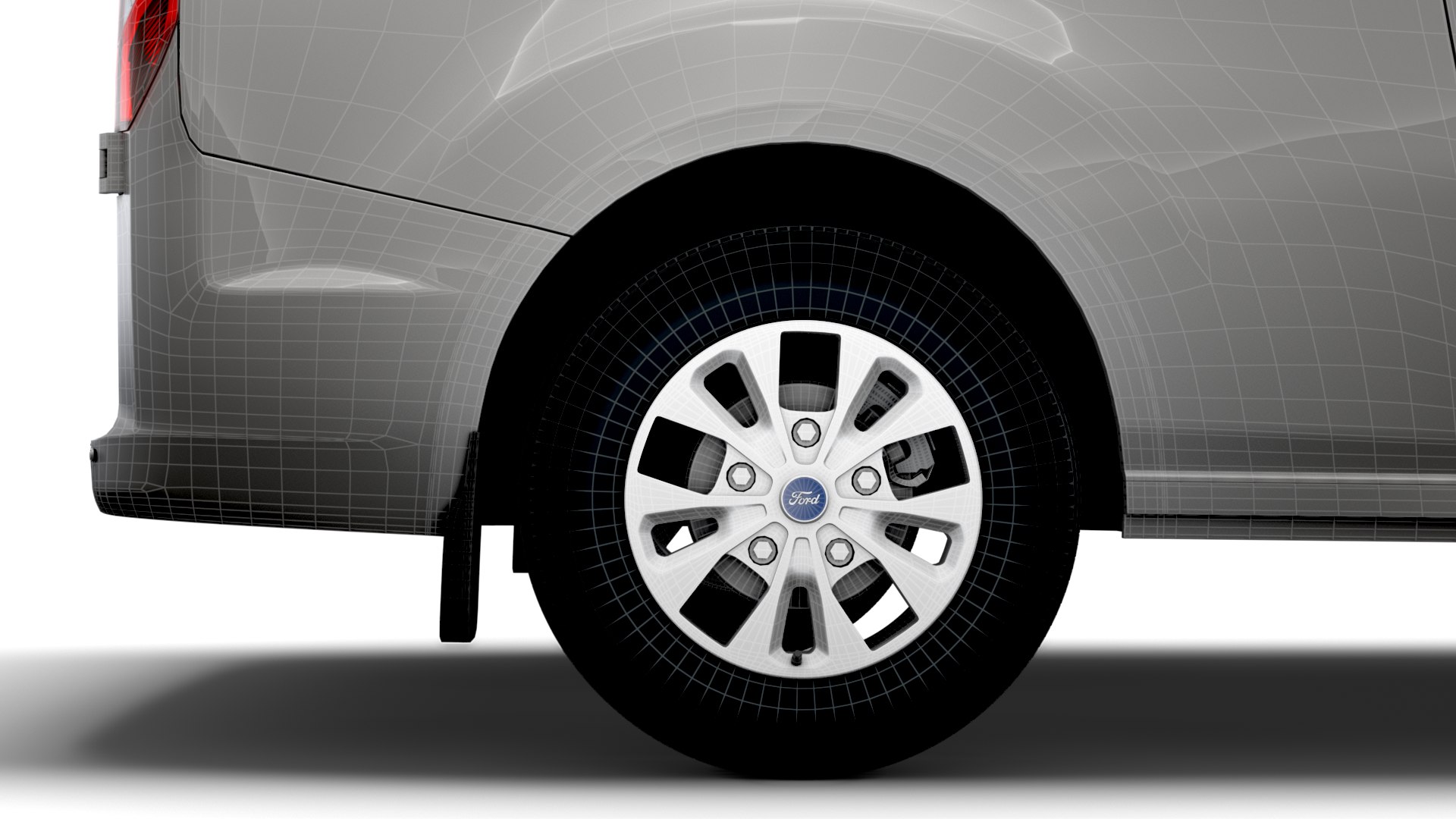 3D Ford Transit Custom L2H2 2016 Model - TurboSquid 2044999