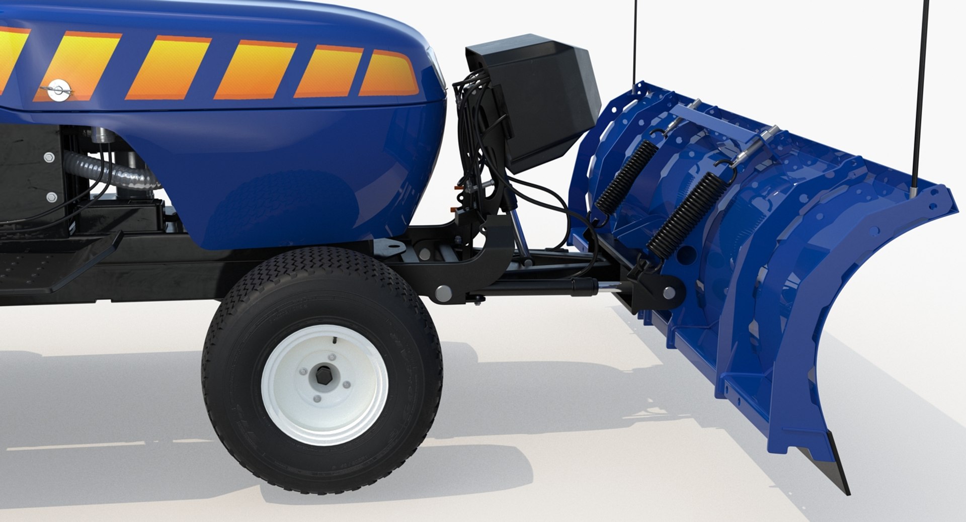 3D Model Tractor Snow Plow - TurboSquid 1280640