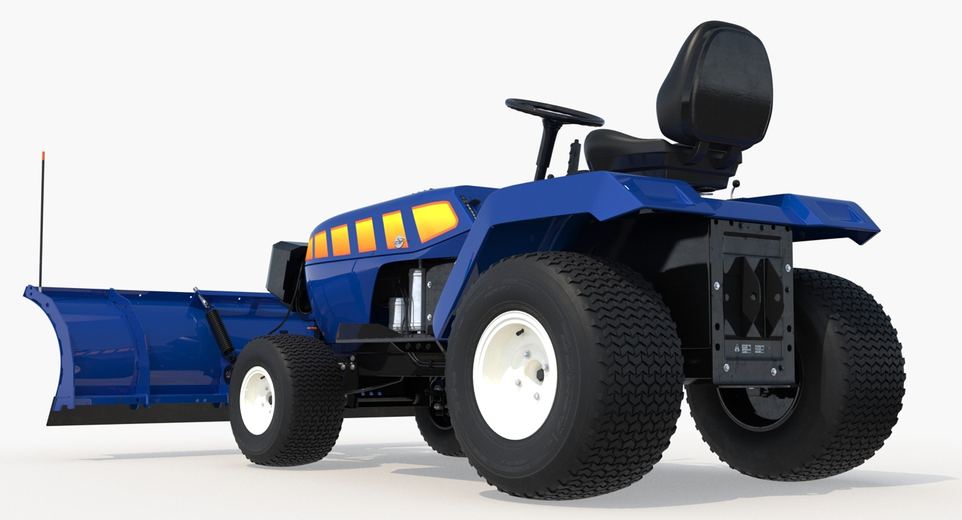 3D Model Tractor Snow Plow - TurboSquid 1280640