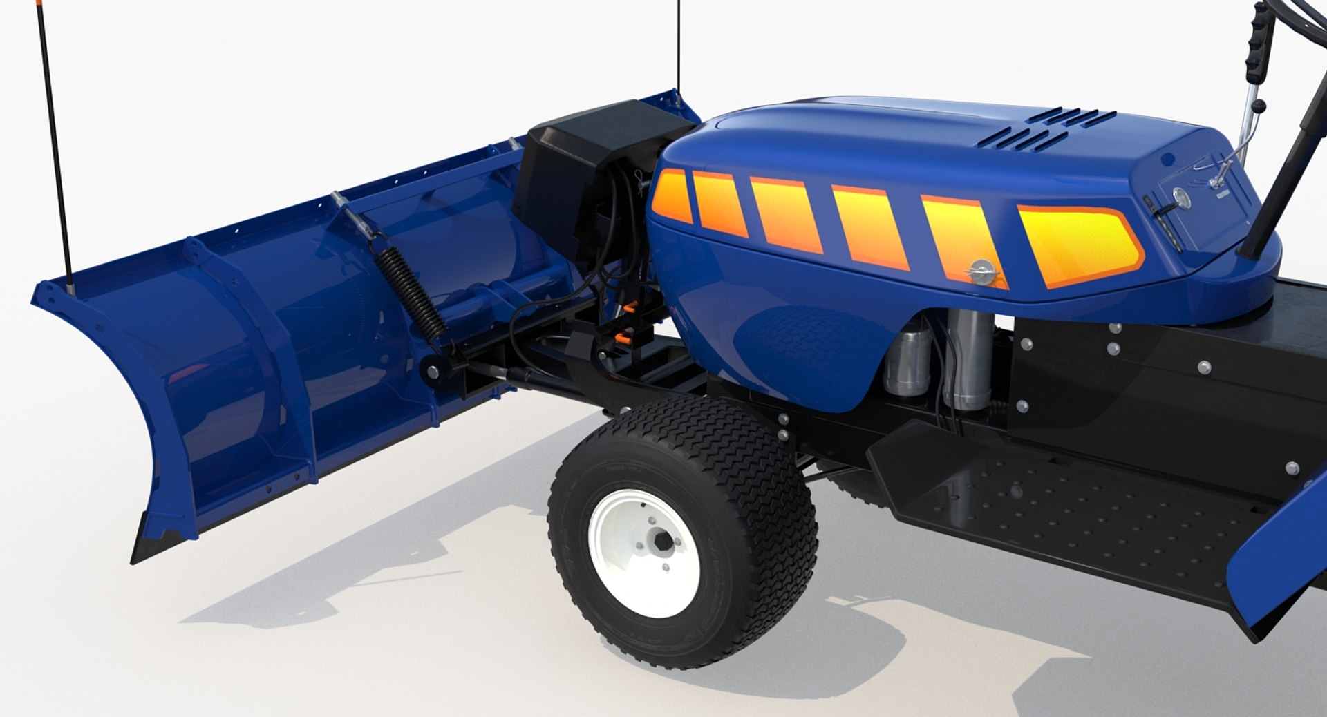 3D Model Tractor Snow Plow - TurboSquid 1280640