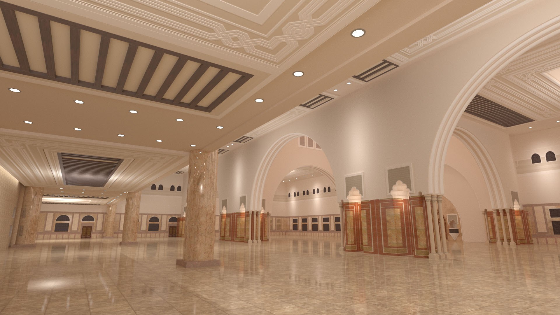 Mosque Interior 3D - TurboSquid 1164013
