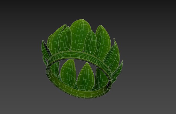 3D Leaf Crown - TurboSquid 1822863