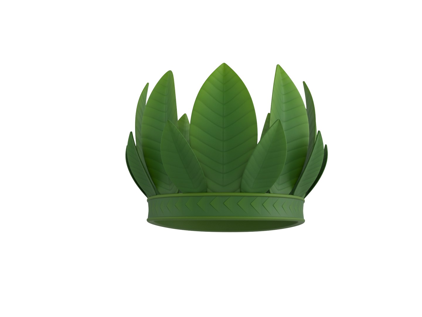 3D Leaf Crown - TurboSquid 1822863