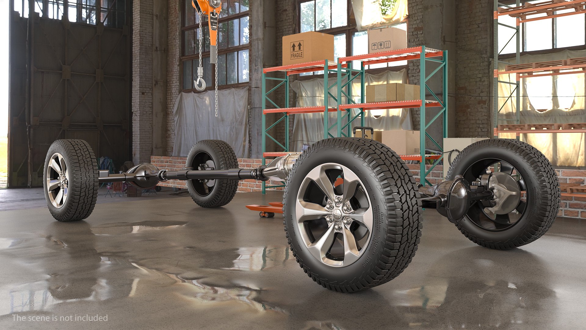 4x4 Chassis 3D Model - TurboSquid 1464077