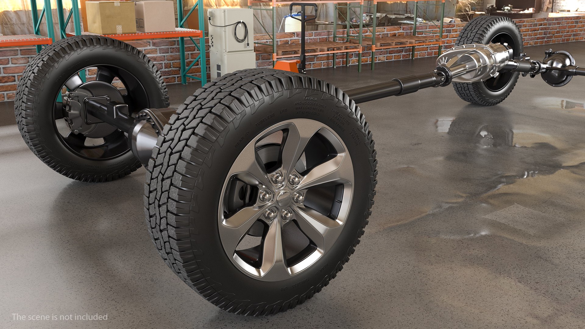 4x4 Chassis 3D Model - TurboSquid 1464077