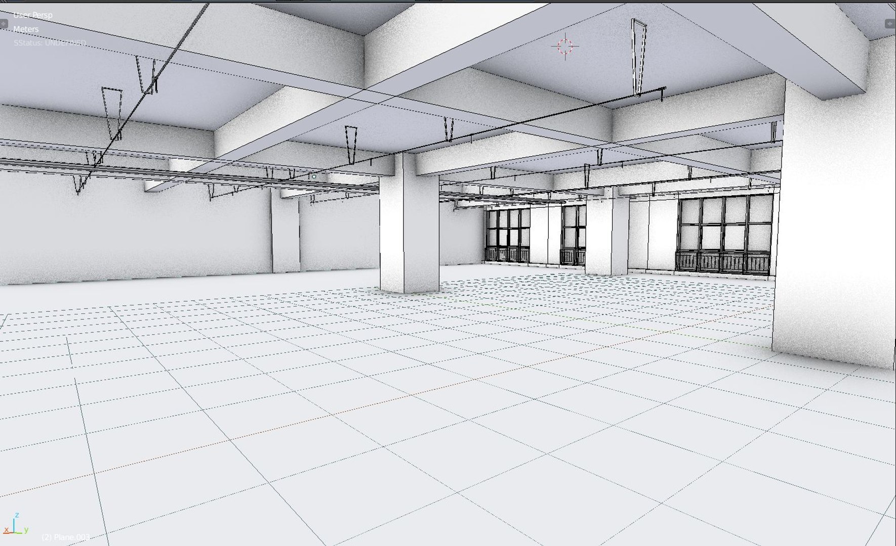3d Office Space Model