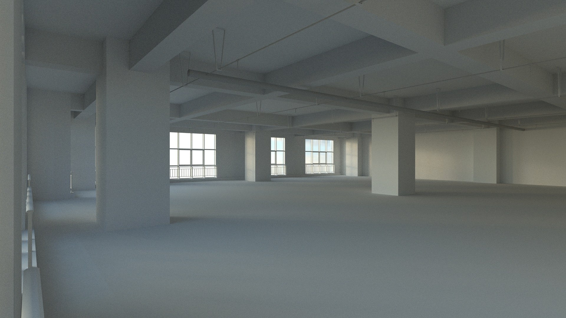 3d Office Space Model