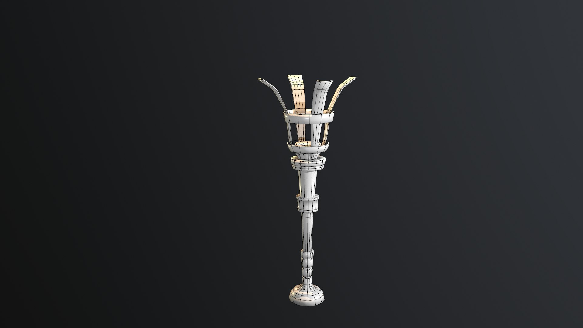 Medieval Torch Model - TurboSquid 2006556