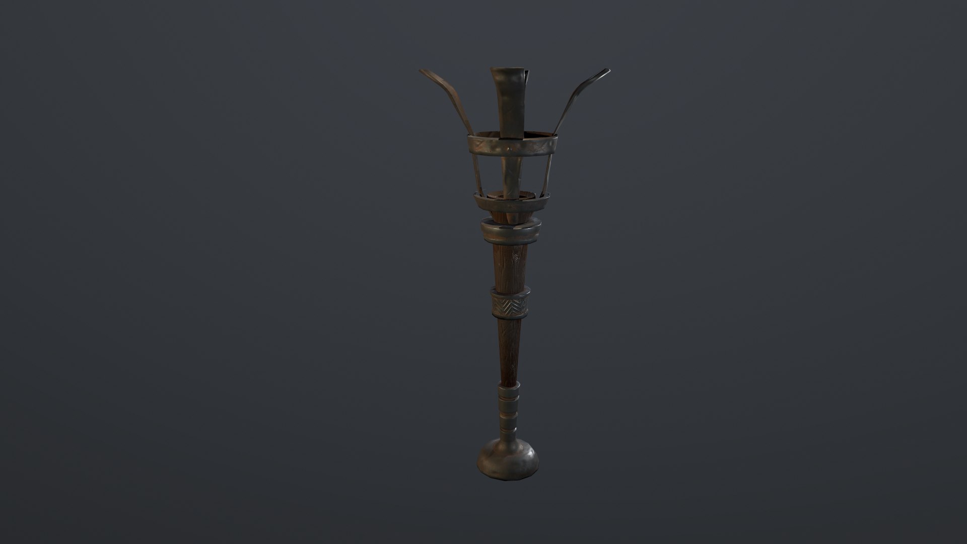 Medieval Torch Model - TurboSquid 2006556