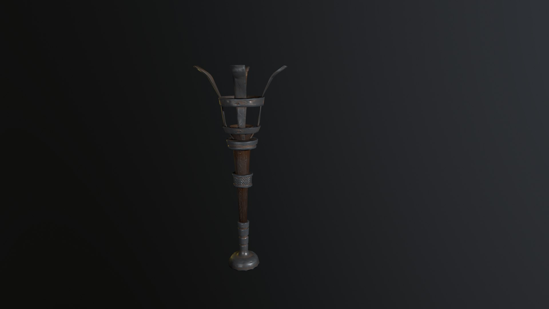 Medieval Torch Model - TurboSquid 2006556