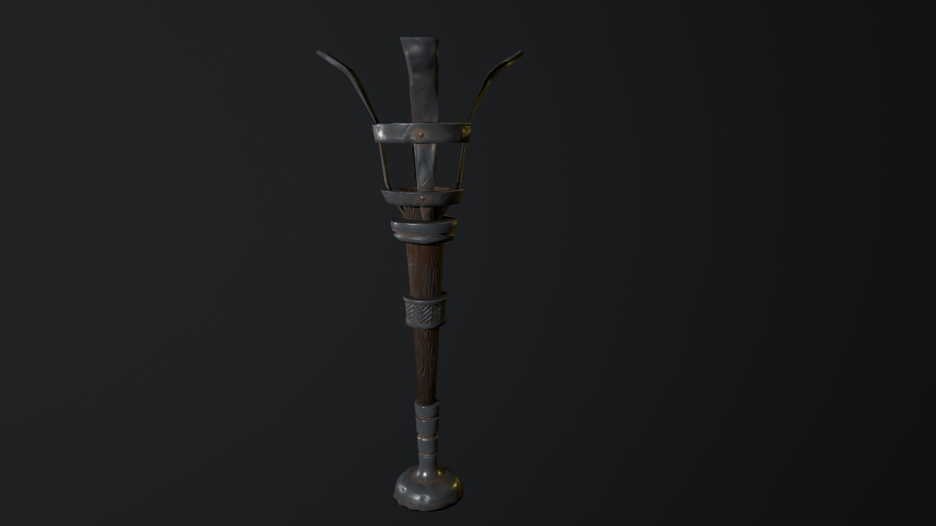 Medieval Torch Model - TurboSquid 2006556