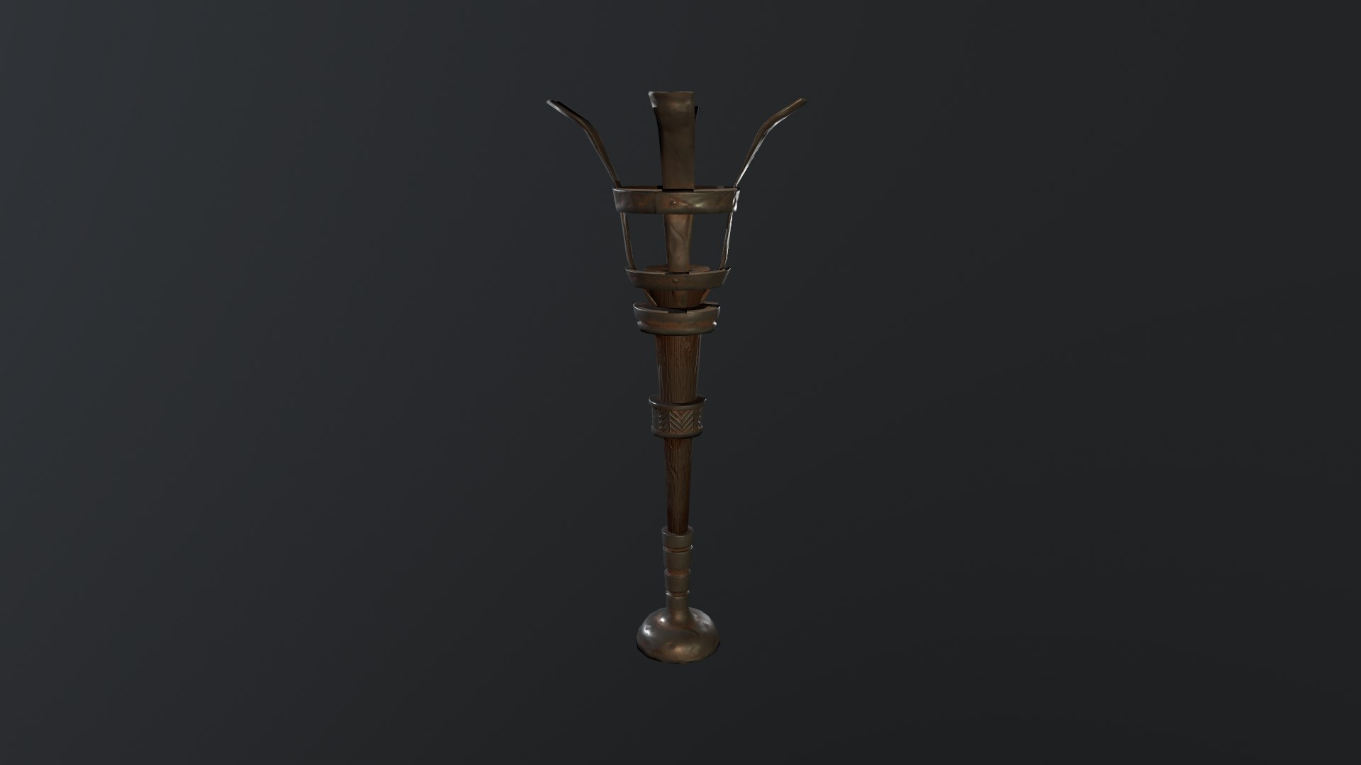 Medieval Torch Model - TurboSquid 2006556