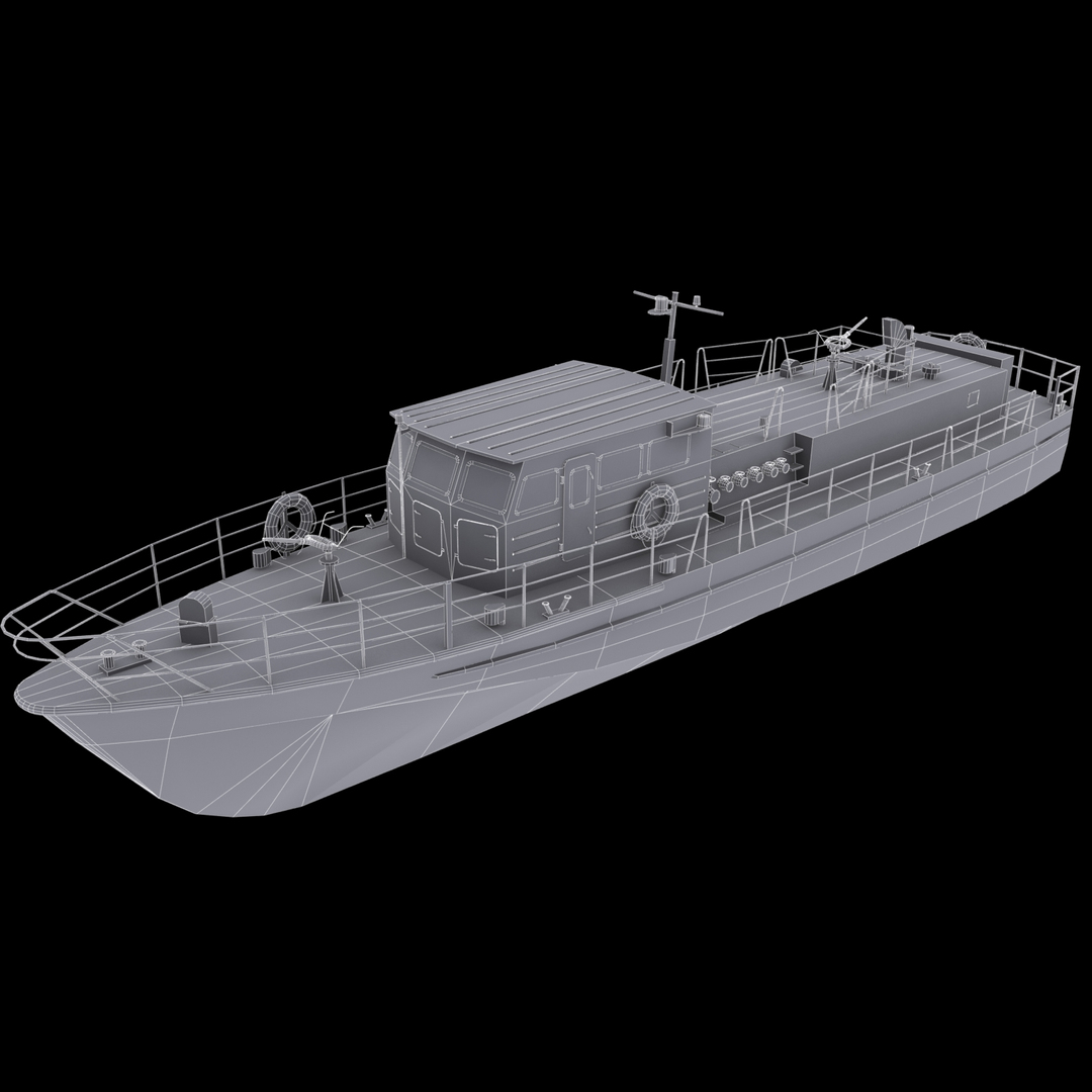 23 boat 3d model