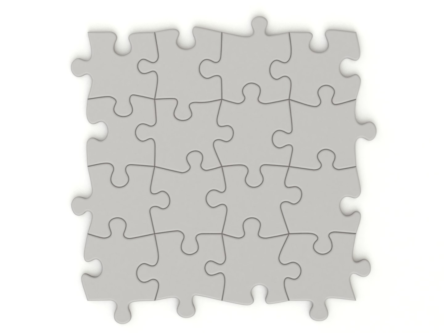 3D Model Repeatable Jigsaw Puzzle Module - TurboSquid 1609443