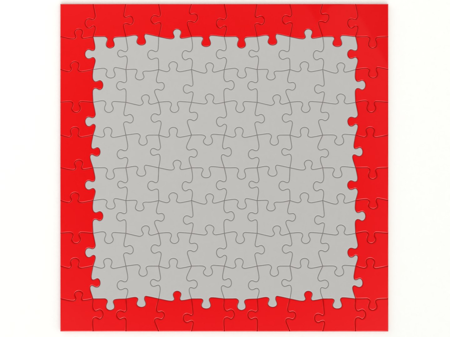 3D Model Repeatable Jigsaw Puzzle Module - TurboSquid 1609443