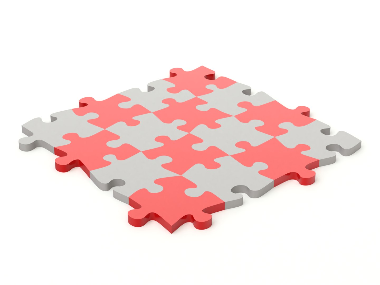 3D Model Repeatable Jigsaw Puzzle Module - TurboSquid 1609443
