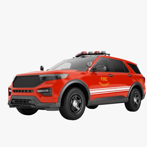 Fire Department SUV Generic 01 model - TurboSquid 1756820