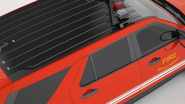 Fire Department SUV Generic 01 model - TurboSquid 1756820
