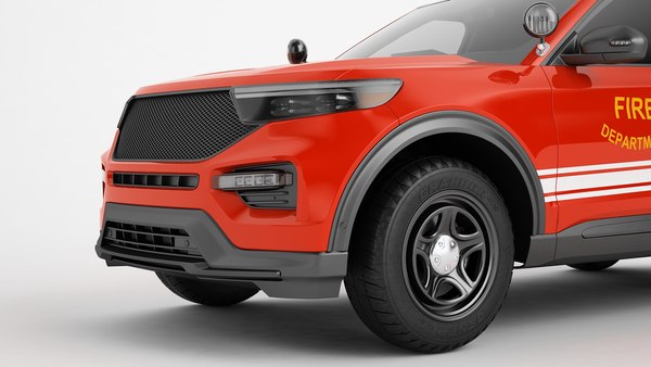 Fire Department SUV Generic 01 model - TurboSquid 1756820
