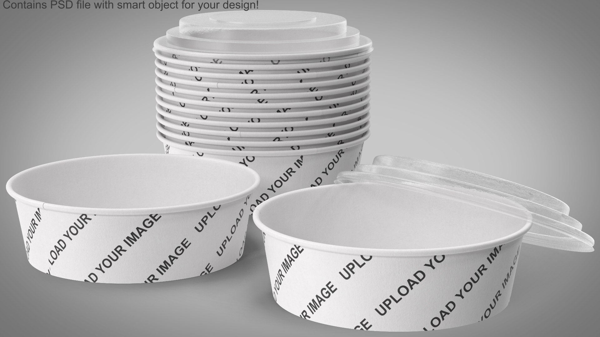 Bowl food paper 3D model - TurboSquid 1690074