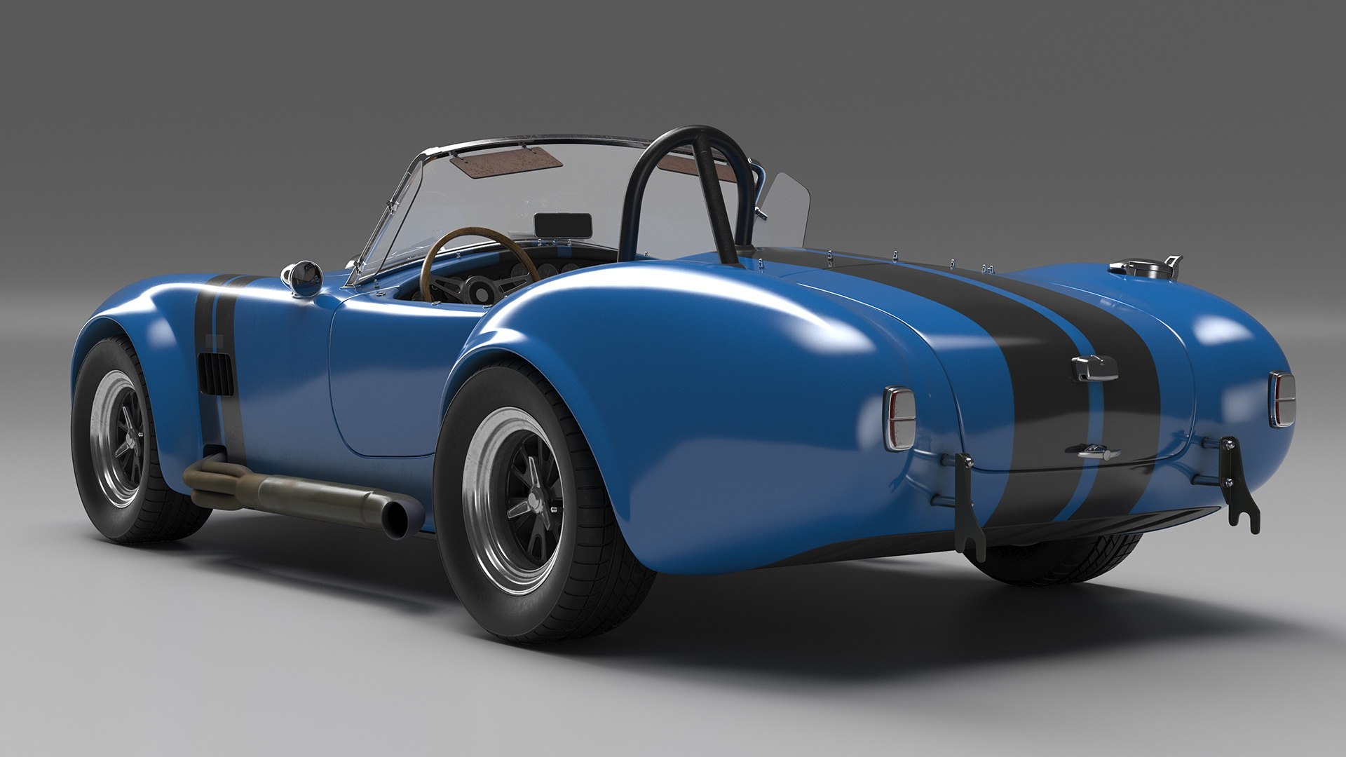 3D Retro Racing Car Rigged Model - TurboSquid 2279340