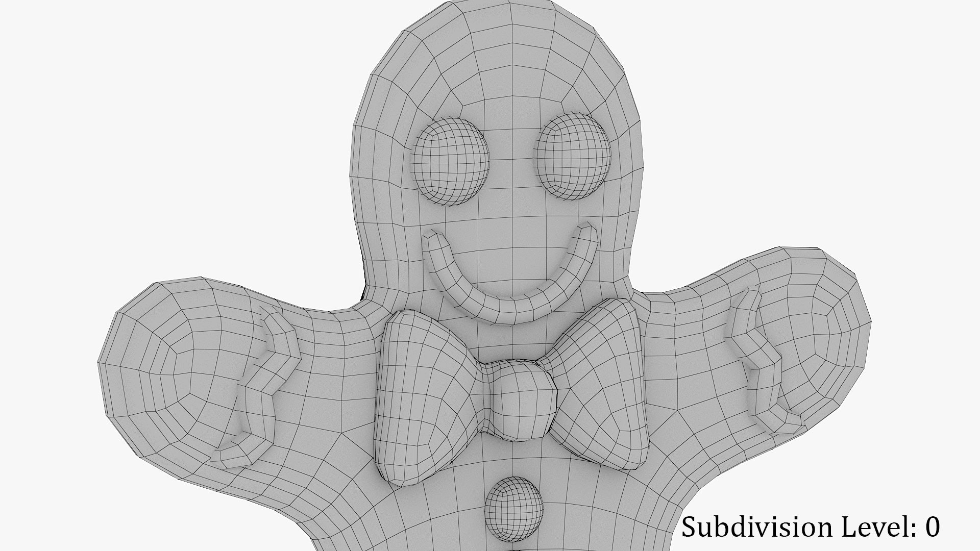 Gingerbread man 3D model - TurboSquid 1480641