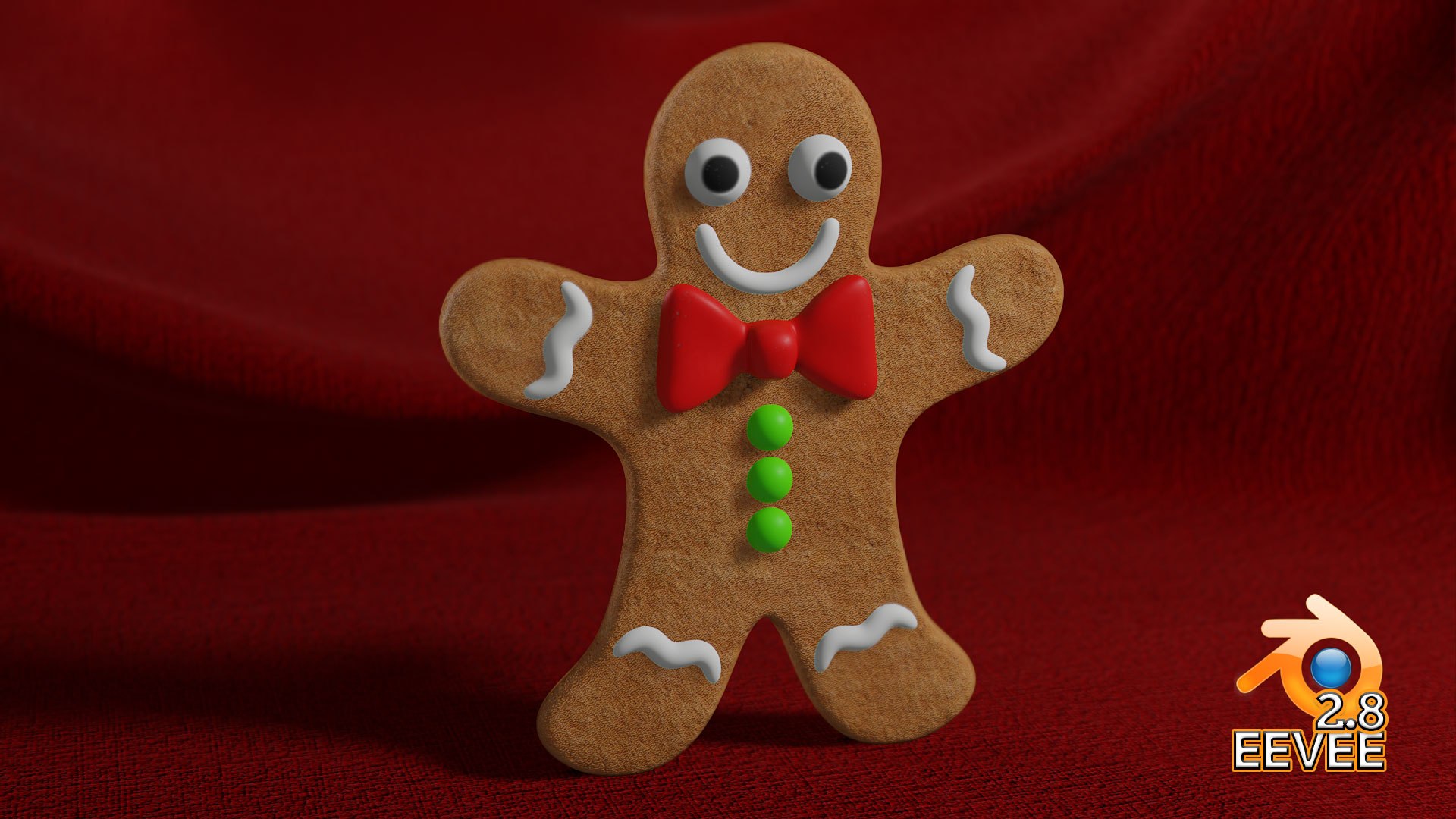 Gingerbread man 3D model - TurboSquid 1480641