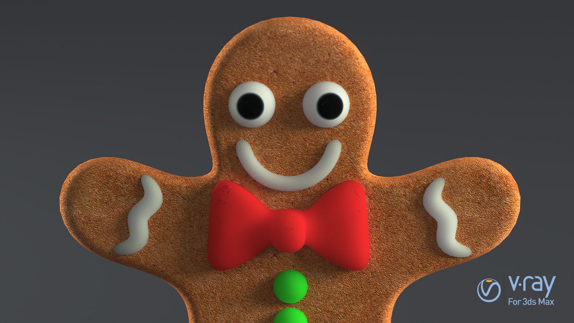 Gingerbread man 3D model - TurboSquid 1480641