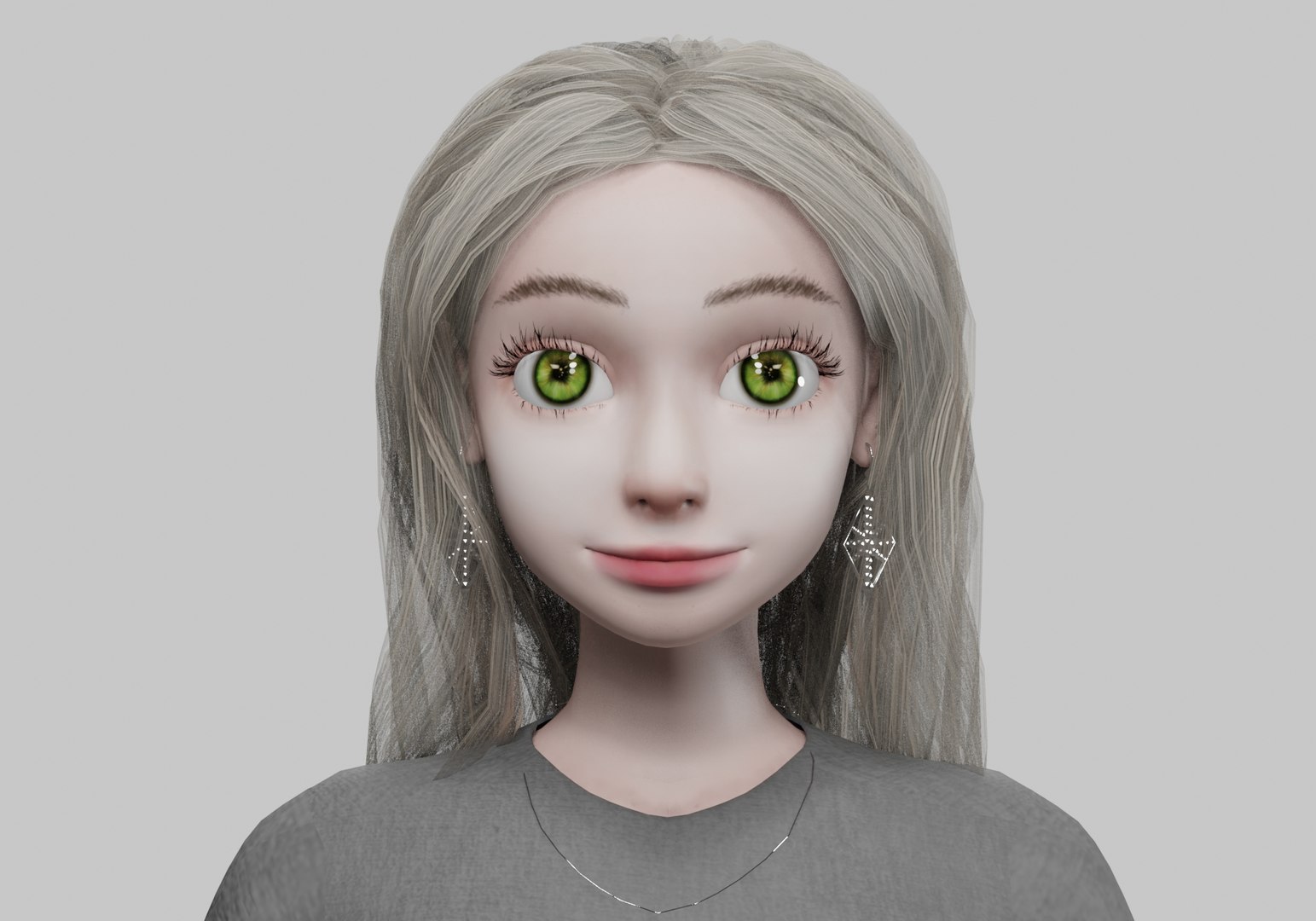Pretty Cute Woman V39928 3D Model - TurboSquid 2268219