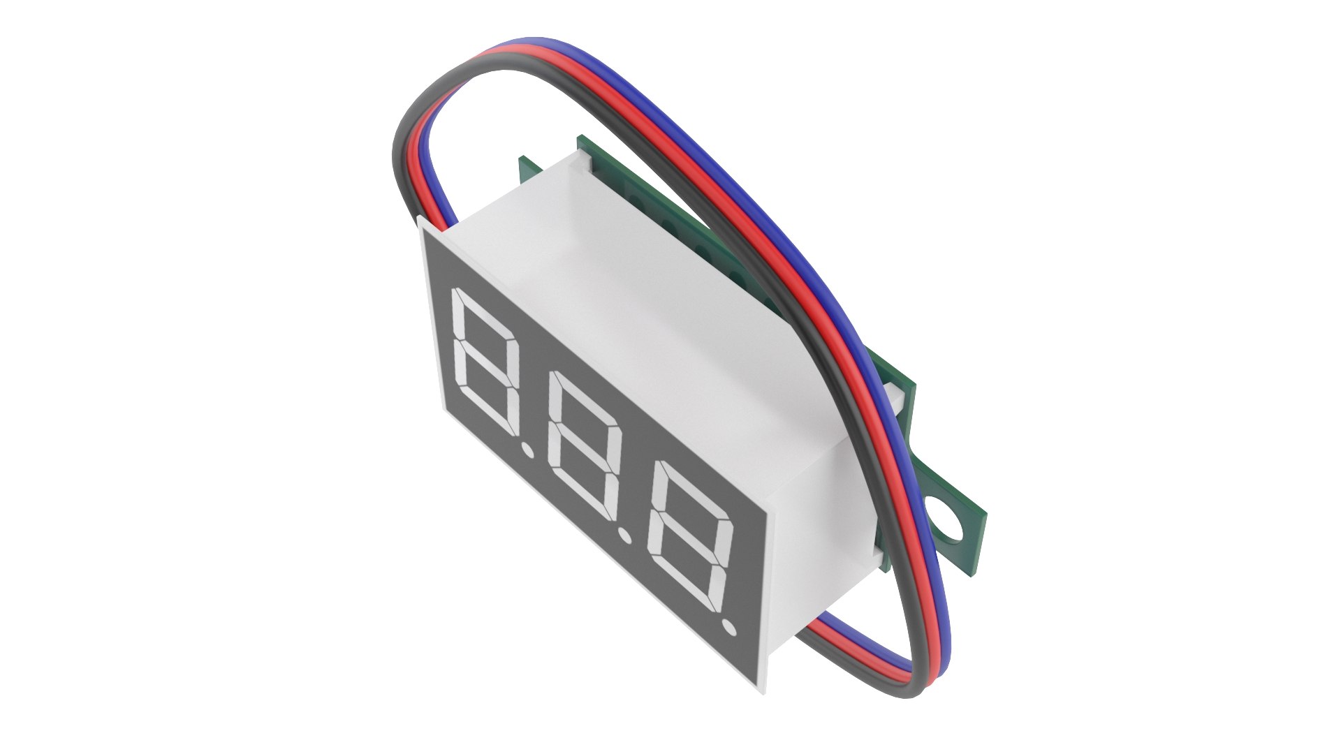 Digital Voltmeter 3D Model - TurboSquid 1605439