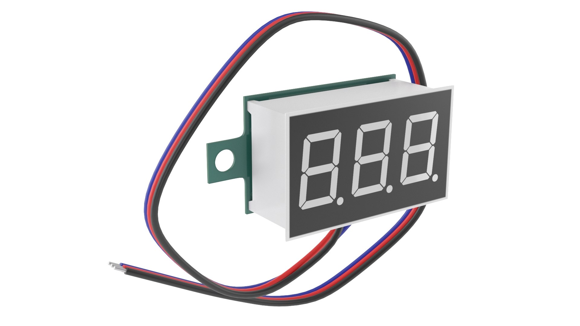 Digital Voltmeter 3D Model - TurboSquid 1605439