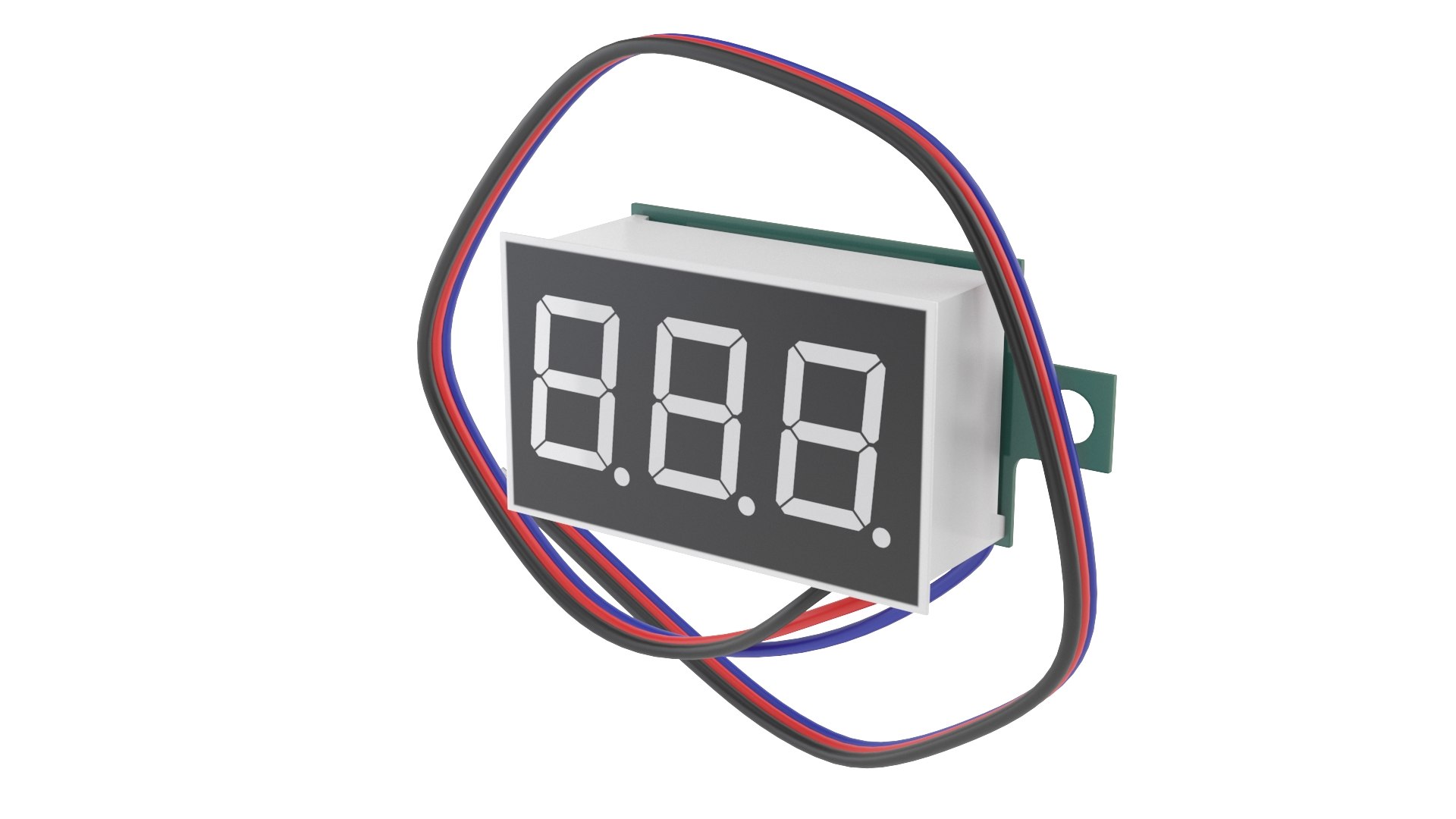 Digital Voltmeter 3D Model - TurboSquid 1605439