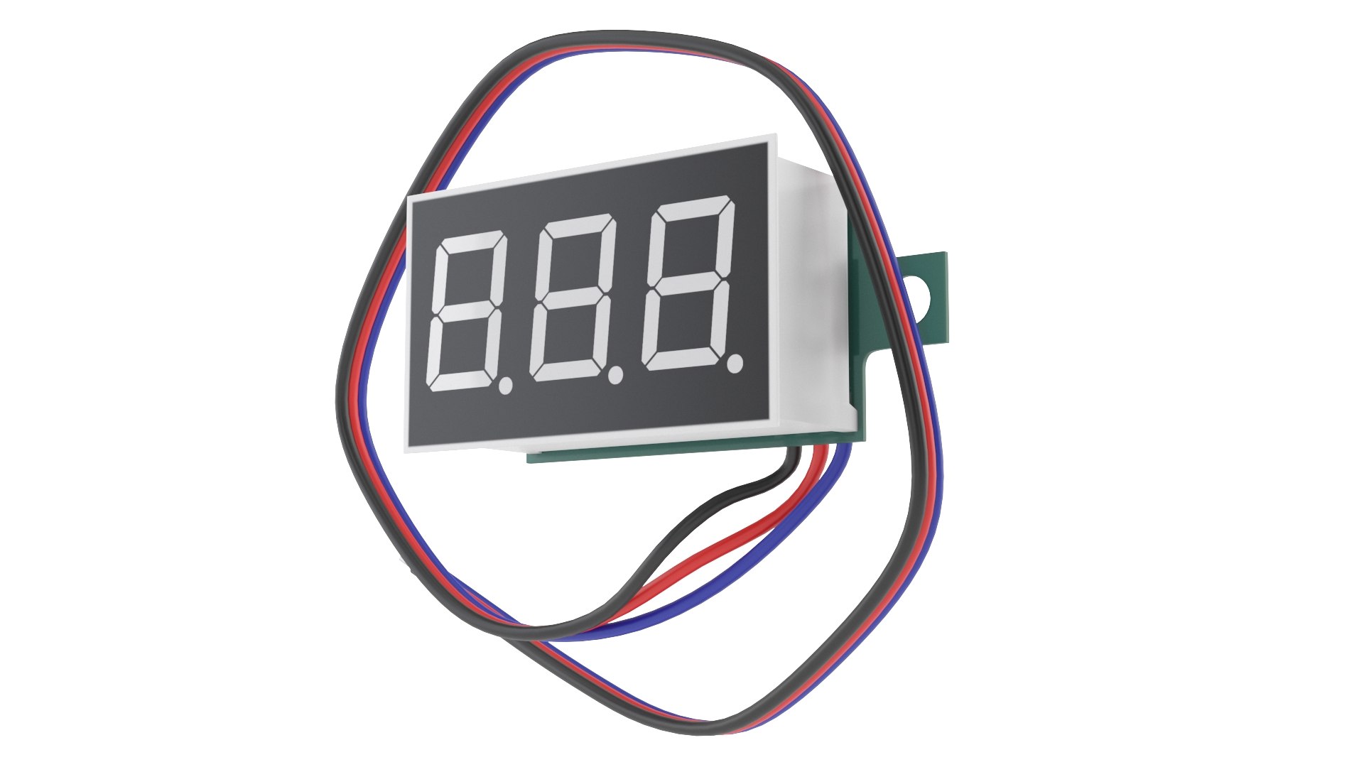 Digital Voltmeter 3D Model - TurboSquid 1605439
