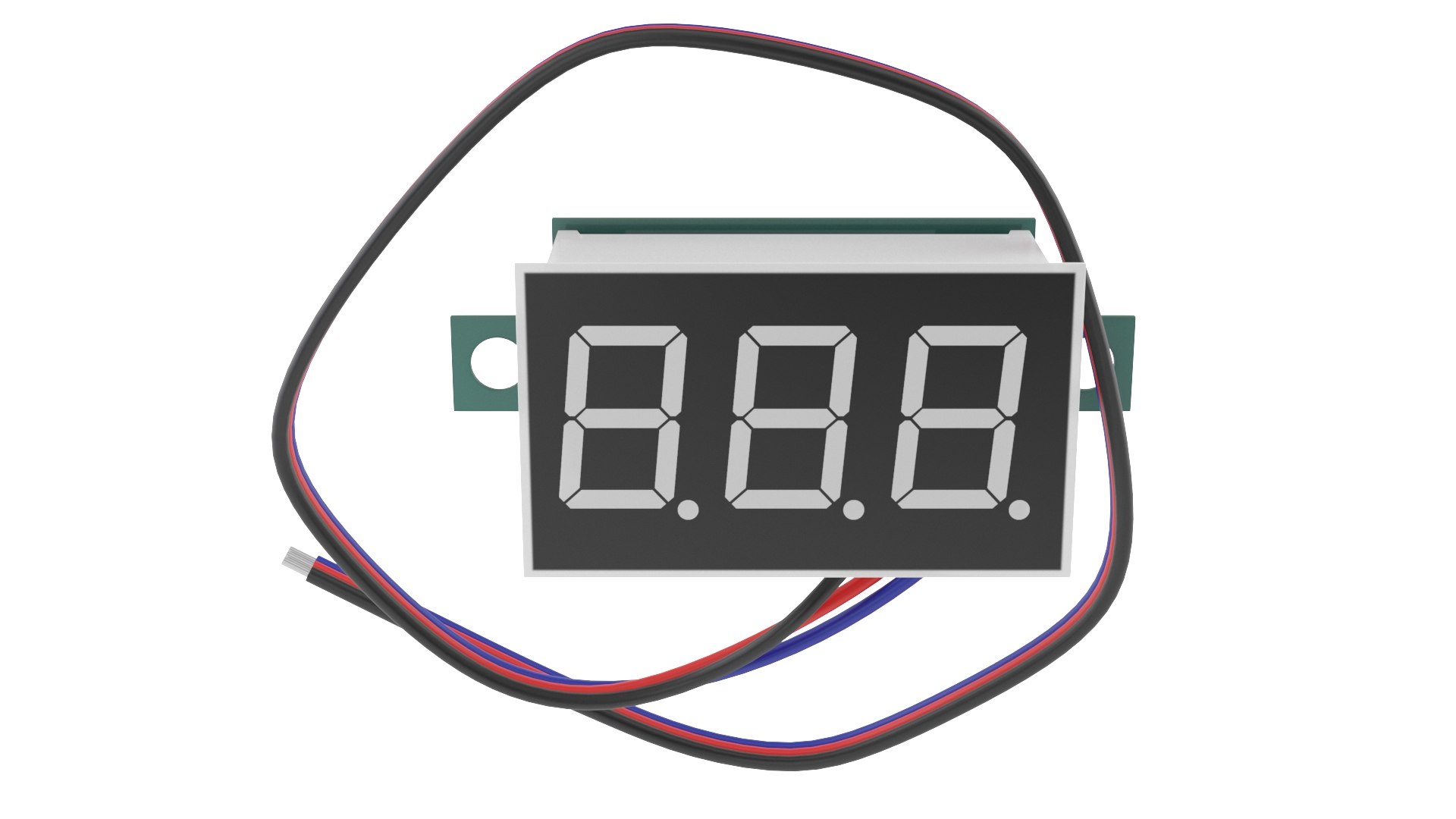 Digital Voltmeter 3D Model - TurboSquid 1605439